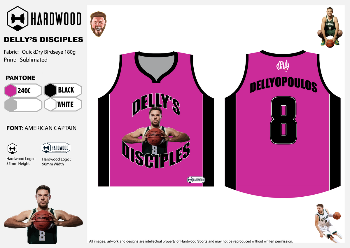 Delly's Disciples Basketball Jersey Only – RAVSTASS